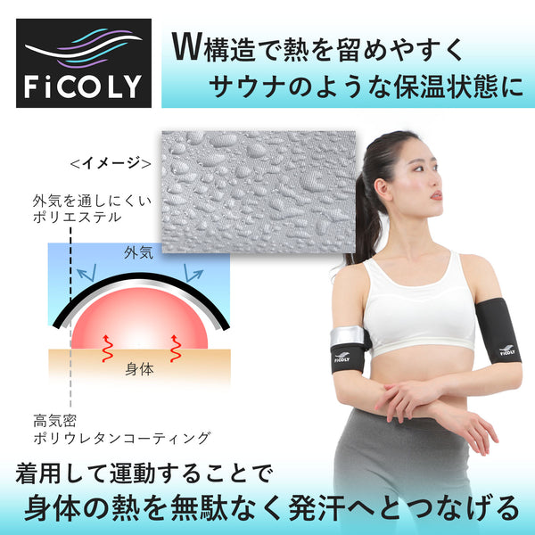 シェイプアップベルト 二の腕 レディース 【左右1組】 FSAW-1 - FiCOLY（フィコリー）公式オンラインストア
