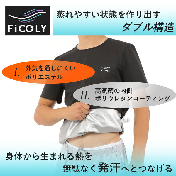 サウナスーツ 半袖 メンズ FSTM-2 - FiCOLY（フィコリー）公式オンラインストア