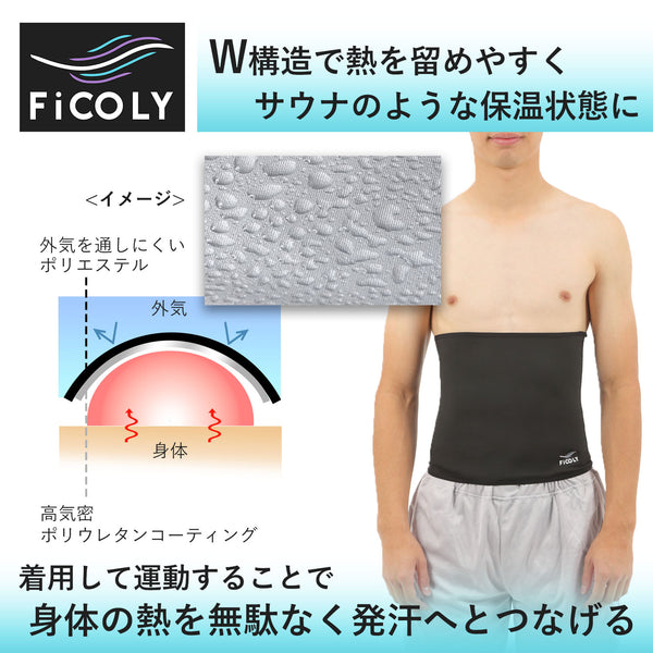 シェイプアップベルト メンズ FSWM-1 - FiCOLY（フィコリー）公式オンラインストア